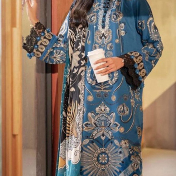 Dresses | New 3 Piece Pakistani Dress Winter Zaha Xl | Poshmark